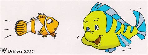 Nemo Meeting Flounder Pt 2 By Aw2o1o On Deviantart