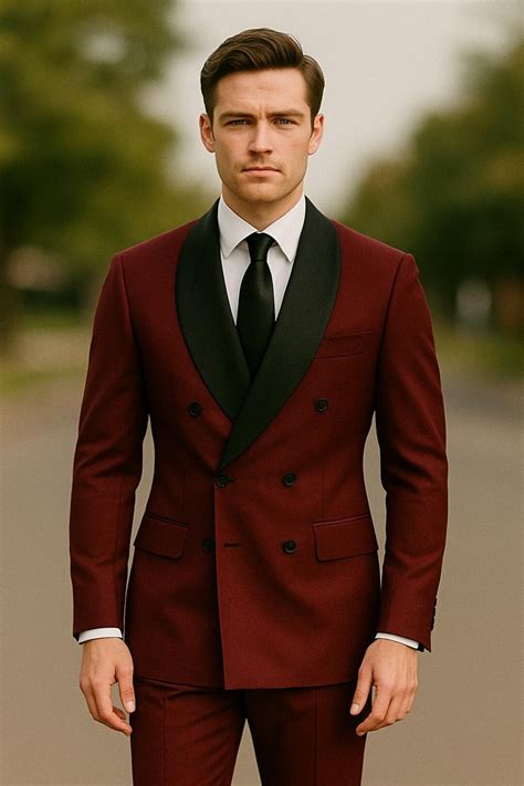 Men Maroon 3 Piece Suit Men Bespoke Prom And Wedding Wearchristmas