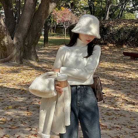 고고싱 12컬러도톰목폴라니트 비스코스 골지폴라t 긴팔골지니트터틀넥폴라넥