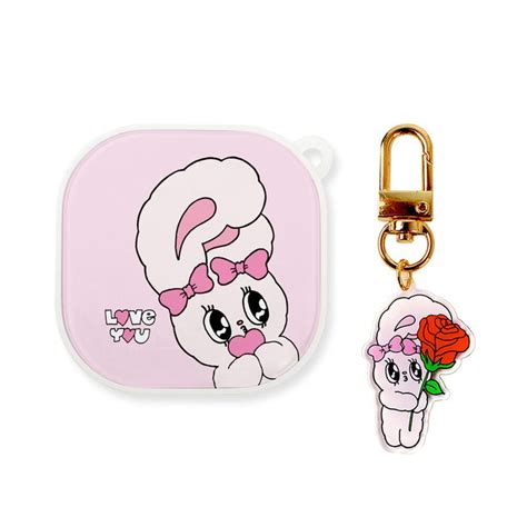 에스더버니 글로시 갤럭시 버즈2 프로 라이브 케이스 아크릴 키링 세트 감도 깊은 취향 셀렉트샵 29cm