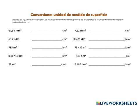 Conversiones Un Free Interactive Worksheets 1020545