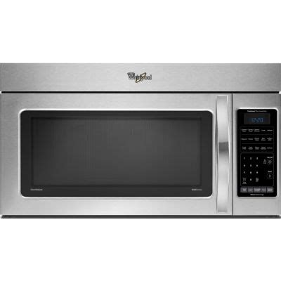 Whirlpool Wmh76718as 1 8 Cu Ft Over The Range Microwave Oven With 300