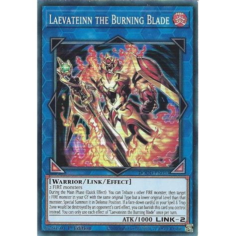 Yu Gi Oh Trading Card Game Dood En053 Laevateinn The Burning Blade