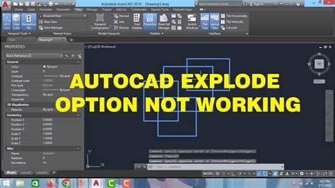 How To Resolve Autocad Explode Problem Youtube