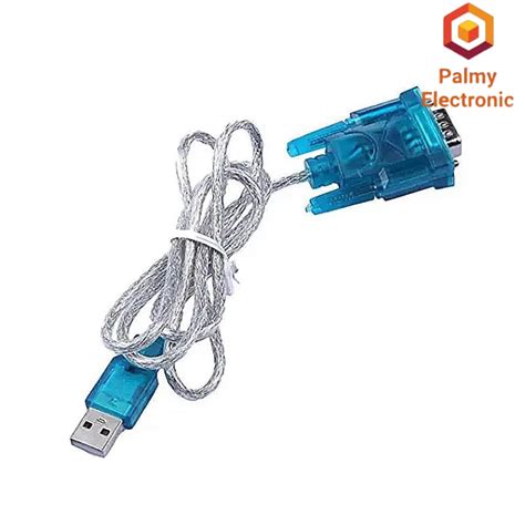 Jual Usb To Rs232 Db9 Serial Port Converter Adapter Cable Shopee Indonesia