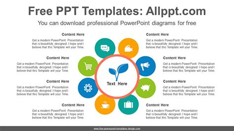 Circle Flower PowerPoint Diagram Powerpoint And Google Slides Saveslides Templates