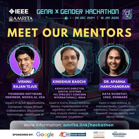 Datascience Ai Technologyforgood Genderequality Dr Aparna H