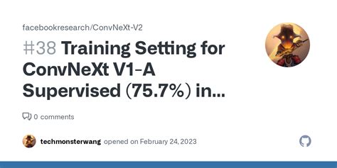 Training Setting For Convnext V1 A Supervised 757 In Table 14