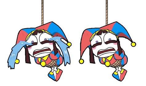 Pomni Tied Up Withwithout A Water Fall Of Tears By Nathandasilva On