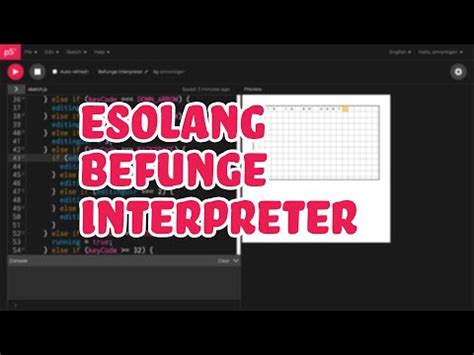Esolang Befunge Interpreter Simon Tiger