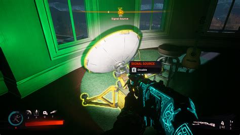 how to disable the source of the signal in the triangulation mission in
