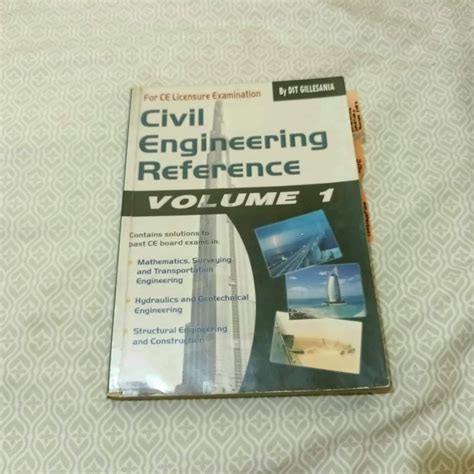 Civil Engineering Reference Vol 1 By Dit Gillesania Hobbies And Toys