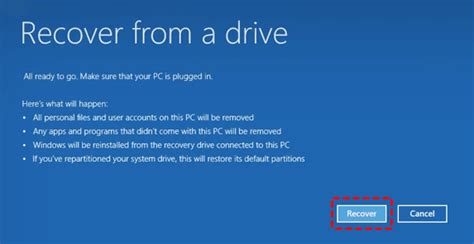 Quick Answer Backup System Files To The Recovery Drive Or Not