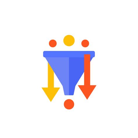 Filter Or Funnel Vector Icon 12507813 Vector Art At Vecteezy