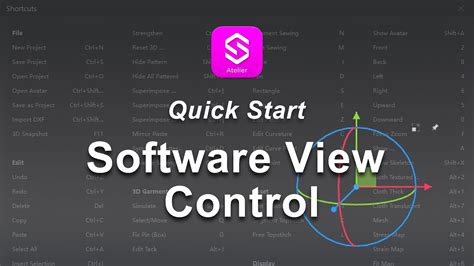 [atelier Quick Start] Section Ⅱ View Control And Shortcut Keys Youtube