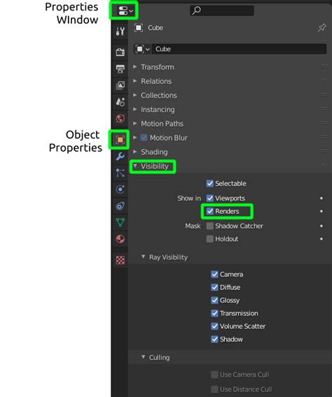 Cycles Render Engine Avoid Rendering Hidden Objects Blender Blender Stack Exchange