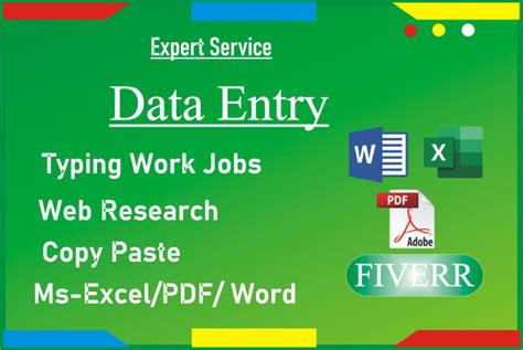 Do Data Entry Typing Copy Paste And Excel Data Entry By Iqrajameel487