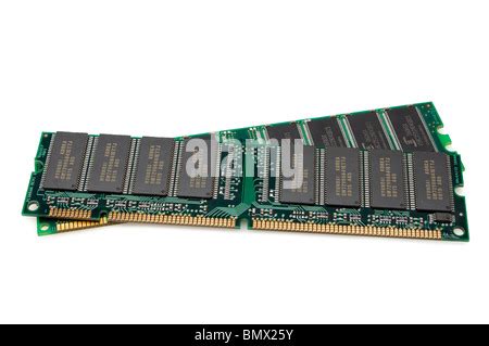 Computer RAM Memory Chips Stock Photo Alamy