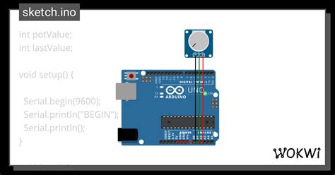 Print Only When Value Has Changed More Than X Wokwi ESP STM Arduino Simulator