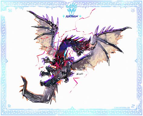 Eliz0r Alatreon Monster Hunter World Monster Hunter Series