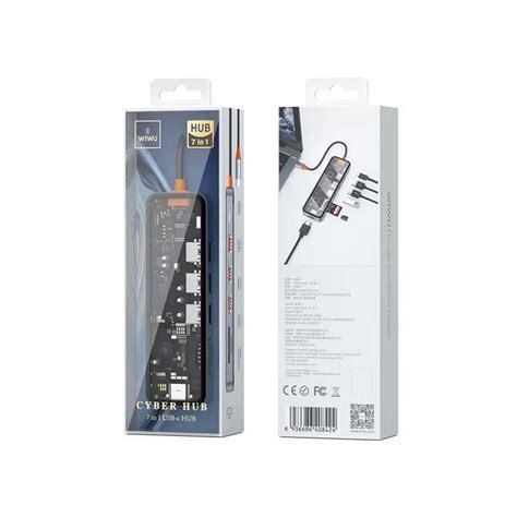 WiWU Cyber Hub USB C Adapter Dock Price In Bangladesh