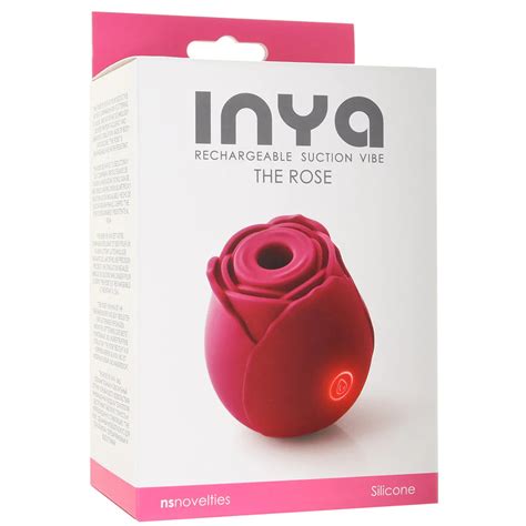Inya The Rose Rechargeable Suction Vibe In Rose Mahoganyfantasies