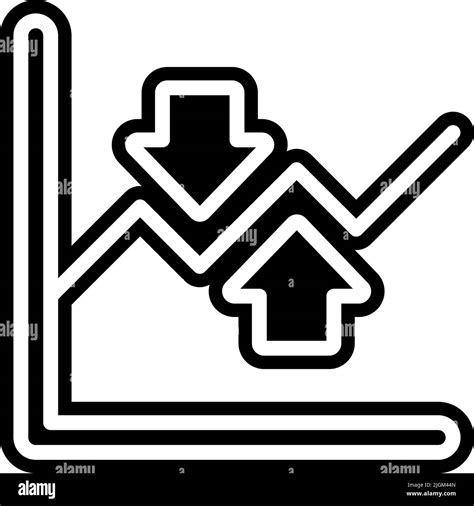 line graph icon stock vector image and art alamy