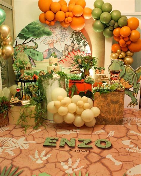 Festa Dinossauro De 77 Ideias Incríveis Entre Na Festa® Blog De