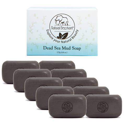 Dead Sea Mud Soap 44 Oz 125 G Natural Elephant