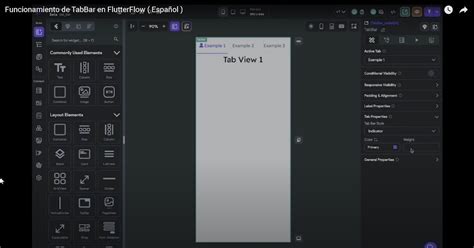 Futuro App Funcionamiento De Tabbar En Flutterflow Español