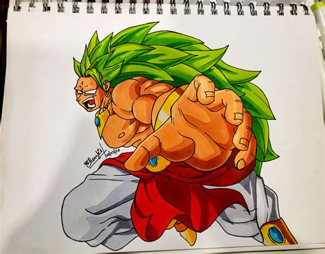 Broly Ssj3 Drawing