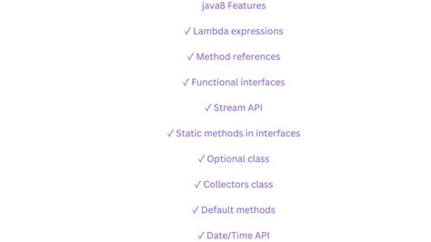 Java 8 Features Java8 Youtube