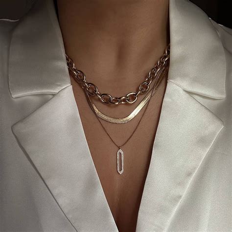 Circuit Chain Necklace — Womens Steel Necklace Mvmt