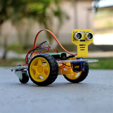 Kit Arduino Para Robô Que Desvia De Obstáculos Robótica Educacional