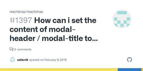 How Can I Set The Content Of Modal Header Modal Title To Center · Issue 1397 · Reactstrap