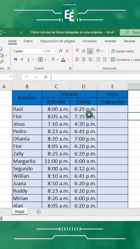tablas de excel creativas