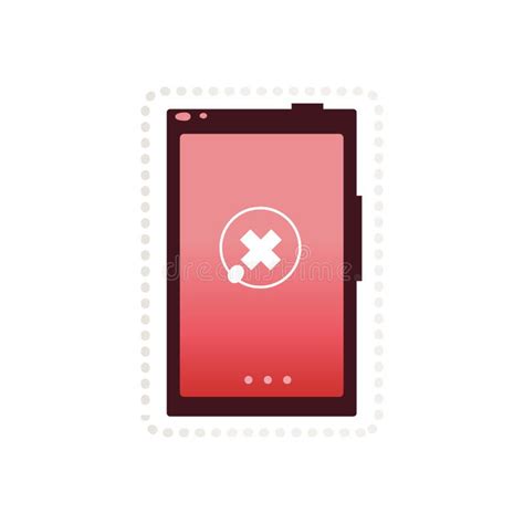Tablet Mobile Device Icon Or Sign With Prohibition Ban And Lock Concept Stock Vector
