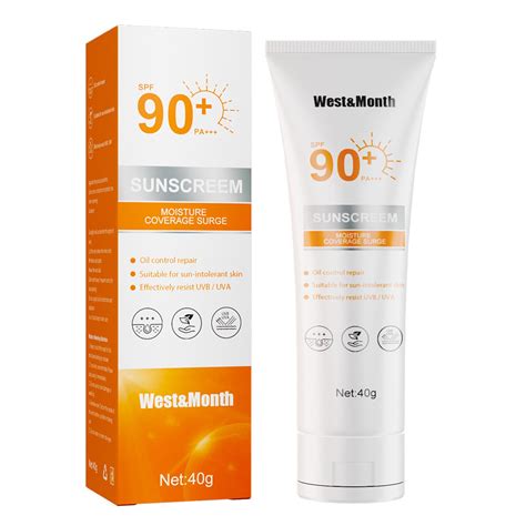 Original West Month 40g Sunscreen Spf 90 Sun Blocker Lotion For Face