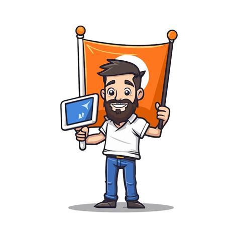 Elearning Ambassador Mascot Logo Premium Ai Generated Vector