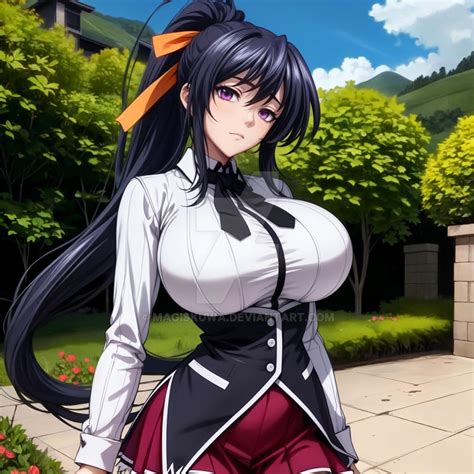 Akeno Himejima High School Dxd 3 By Magiskuwa On Deviantart