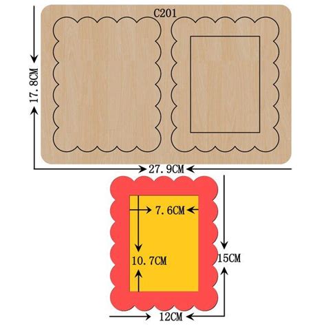 나무 다이 스크랩북 C 201 절단 다이 사진 프레임 신제품 Aliexpress Mobile Photo Frame