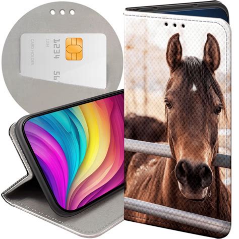 ETUI Z KLAPKĄ DO XIAOMI POCO F GT WZORY KONIE KUCE PEGAZY FUTERAŁ CASE Xiaomi Sklep EMPIK COM
