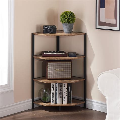 Trent Austin Design Kempst 4 Tier Corner End Table Triangular Sofa