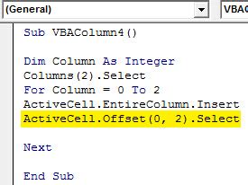 VBA Insert Column How To Insert Column In Excel VBA