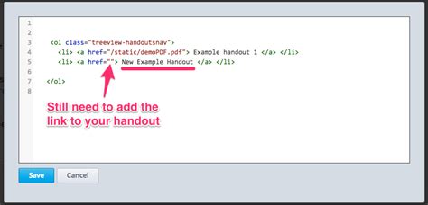 adding handouts to your open edx course appsembler