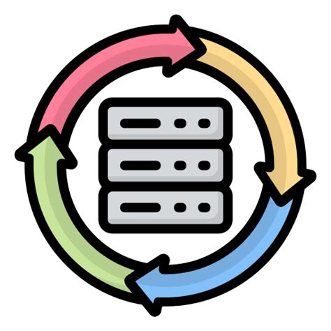Data Flow Arrows Stream Pipeline Direction Path Icon Download