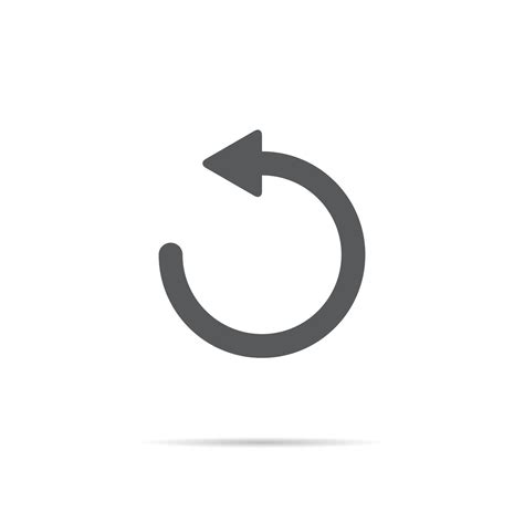 Refresh Reload Repeat Icon Vector In Rounded Ends Style Vector Art At Vecteezy