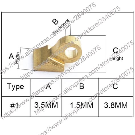100pcs Single Hinge For Metal Optical Frame Hinge Grandado