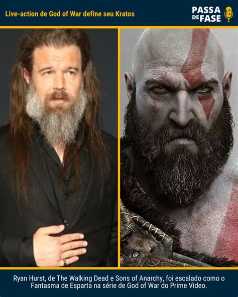 Série Live Action De God Of War Escala Ator De The Walking Dead Como Kratos