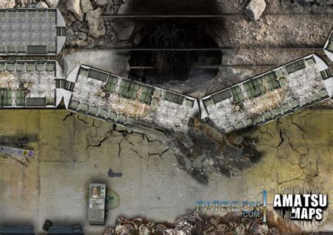 Metro Station Battle Map Post Apo Modern Fallout Rpg Apocalypse World Apocalypse Art Virtual